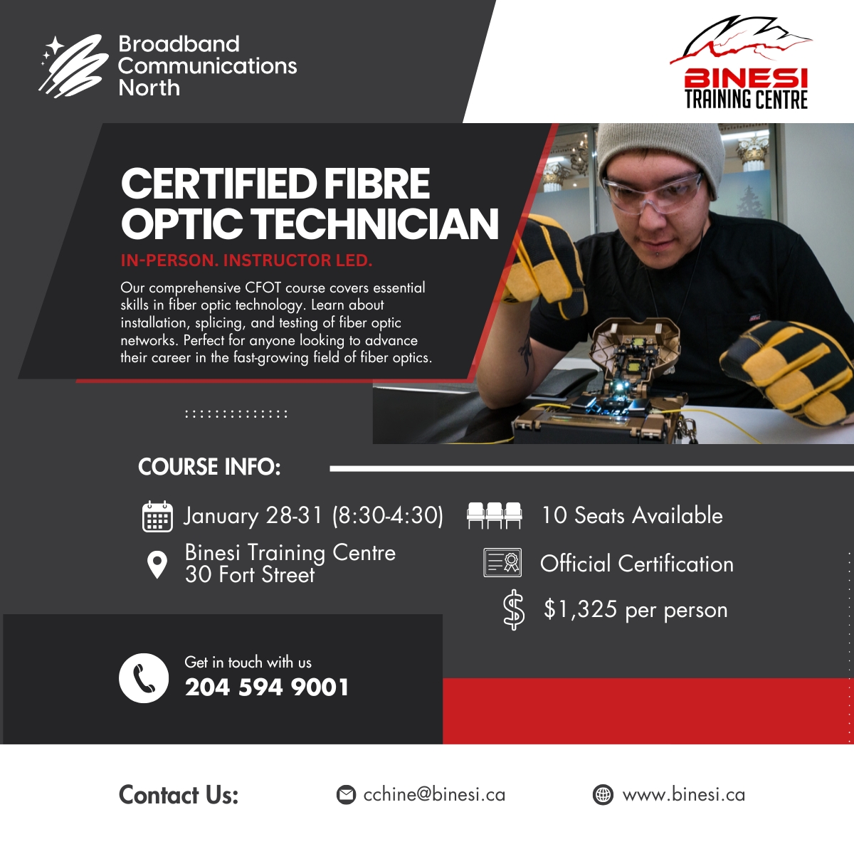 Certified Fiber Optic Technician (CFOT)